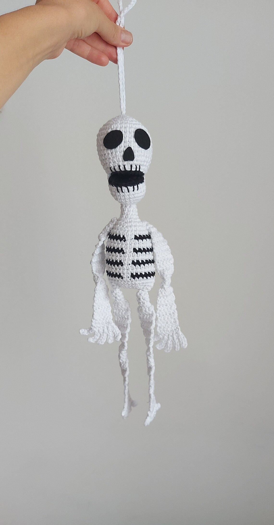 Crochet Skeleton Amigurumi Halloween Decor Crochet Skull - Etsy