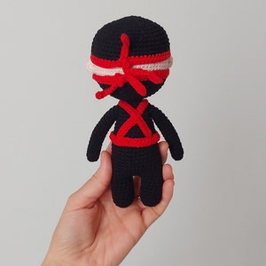 Crochet Ninja Amigurumi Doll Set, Weapons Included - Etsy