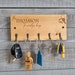 Personalised Engraved Keys Hooks / Key Holder / Key Hook for Wall ...