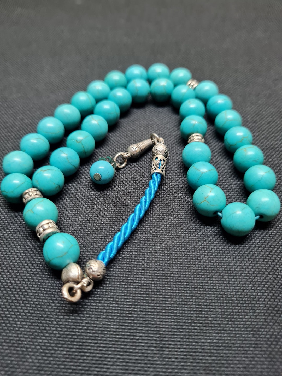 Original Firuze Stone Turquoise Healing Source Handmade Craft Bead ...