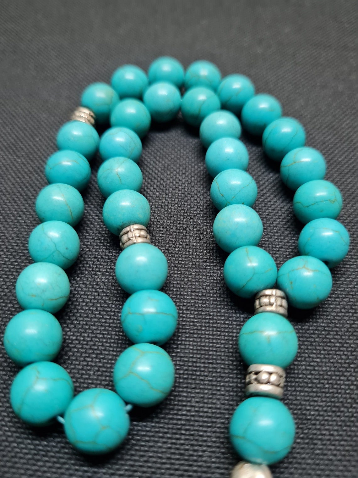 Original Firuze Stone Turquoise Healing Source Handmade Craft Bead ...