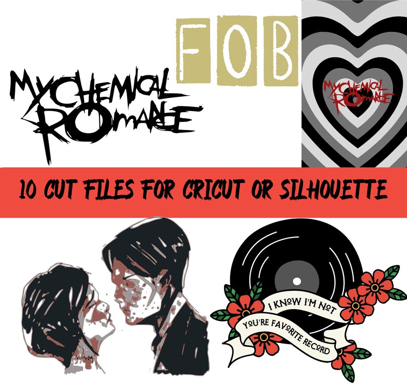MCR / FOB Emo Svg Bundel - Etsy