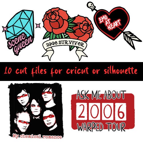 Emo Scenequeen Svg Documenten Voor Plottermachines - Etsy