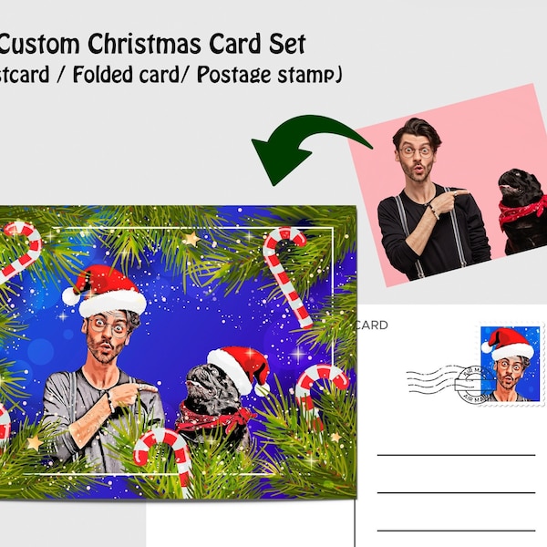 Funny Photo Christmas Cards - Etsy