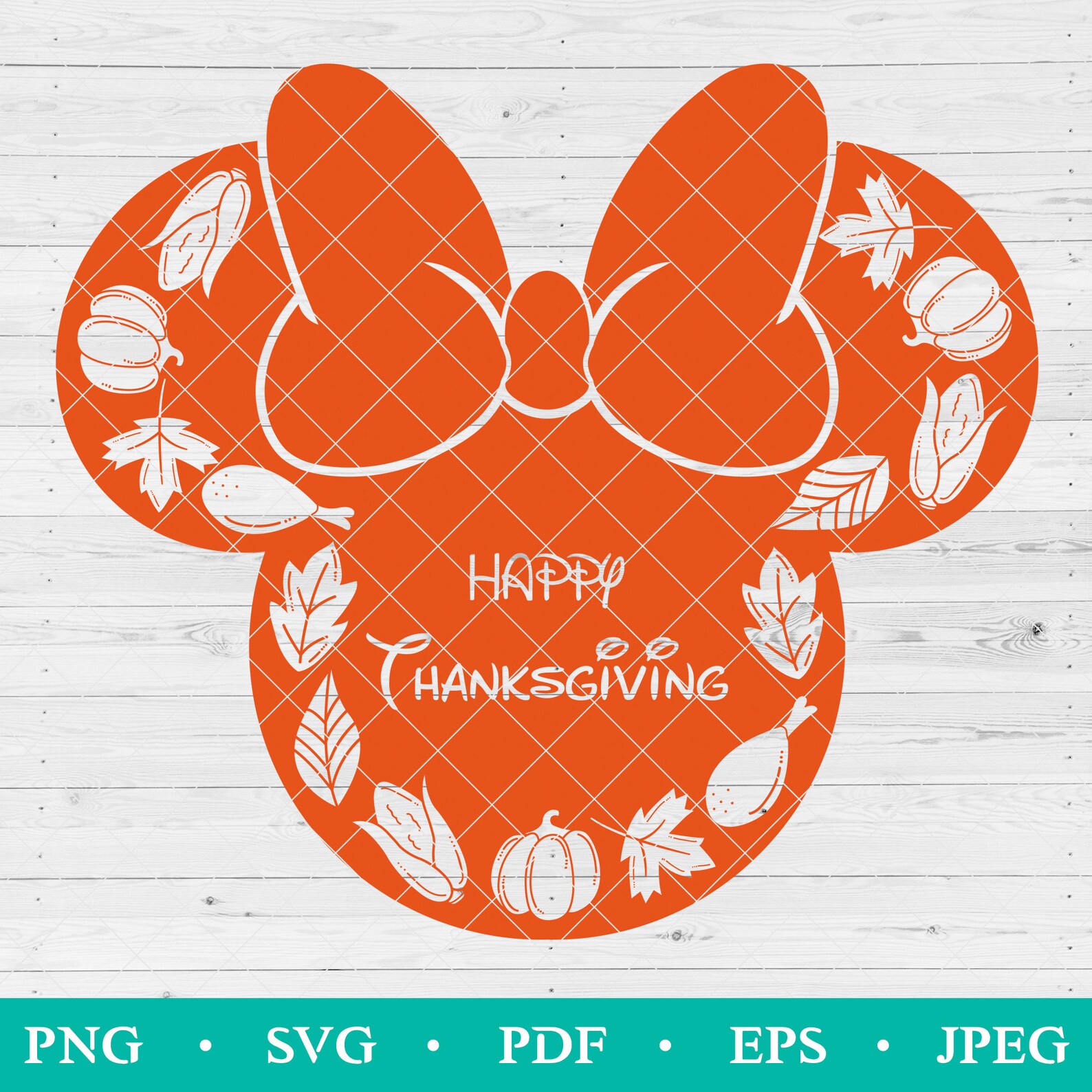 Thanksgiving Mickey Bundle Svg Png, Mouse Fall Thanksgiving SVG ...