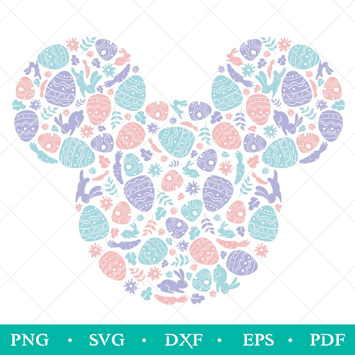 Mickey Easter Svg Png Minnie Easter Svg Easter Svg Easter - Etsy