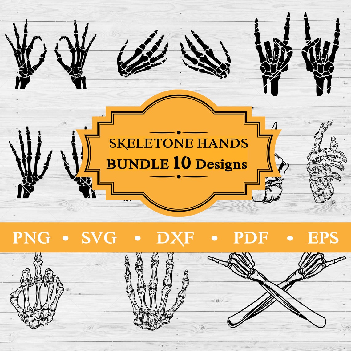 Skeleton Hands Svg Skeleton Svg Skull Skeleton Hand - Etsy