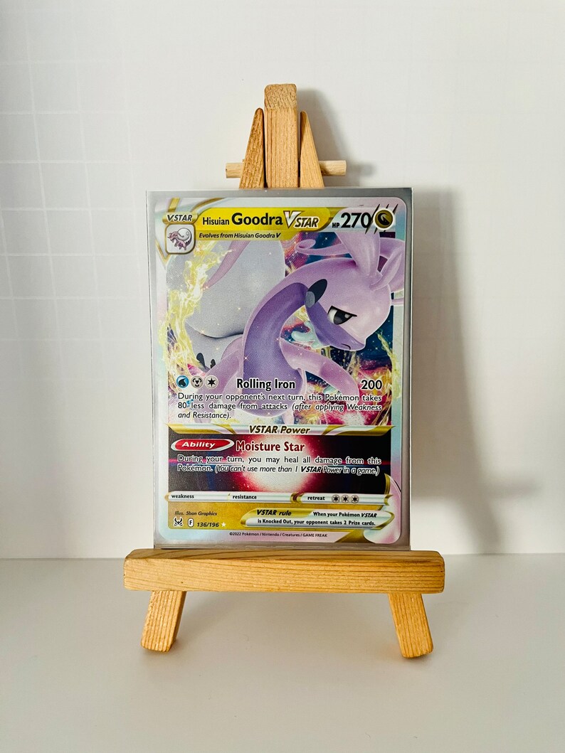 Hisuian Goodra V-star ultra Rare Full Art136/196 - Etsy