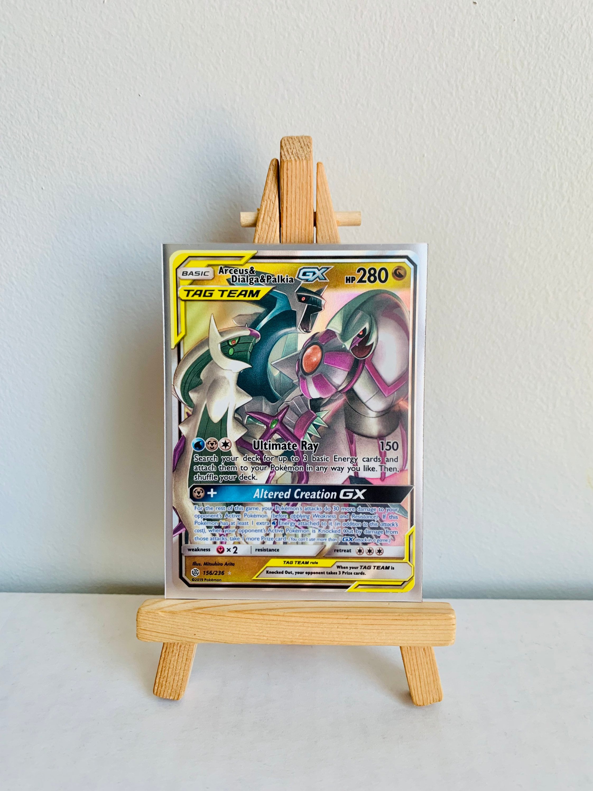 Arceus Dialga Palkia GX Tag Team ultra Rare Full | Etsy