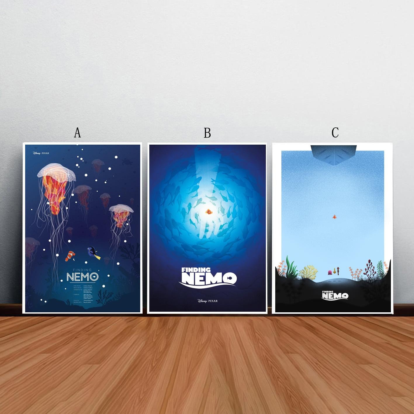 Finding Nemo Movie Poster Film Canvas Print Wall Art Canvas for Living ...