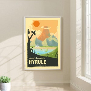 The Legend of Zelda Game Poster Canvas Print Wall Art Canvas for Living ...