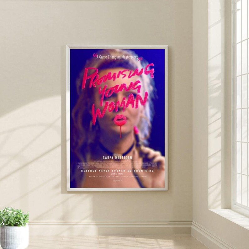 Promising Young Woman Movie Poster Film Canvas Print Wall Art Canvas ...