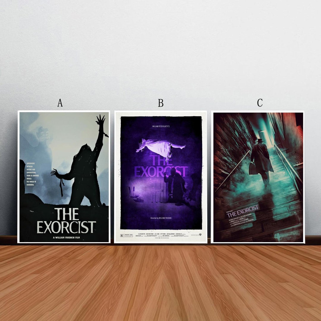The Exorcist Movie Poster Film Canvas Print Wall Art Canvas for Living ...