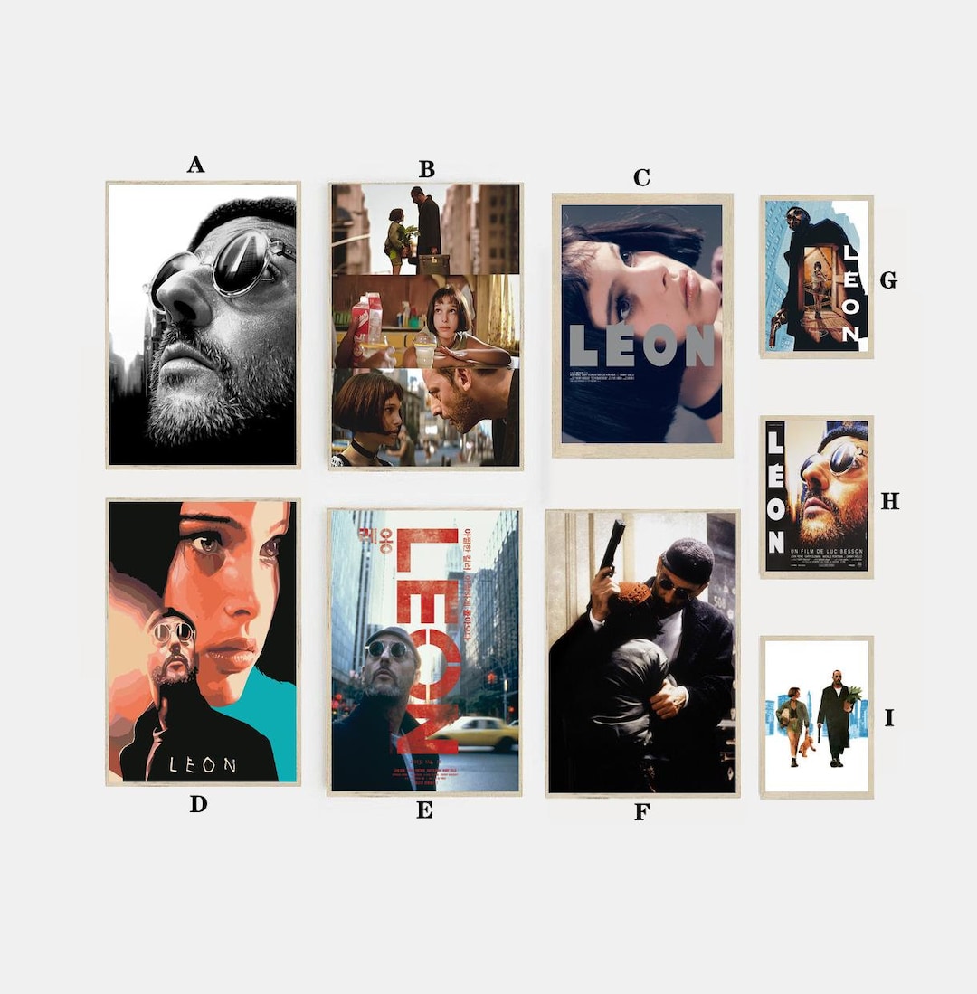 Leon the Professional Movie Poster Film Canvas Print Wall Art Canvas ...