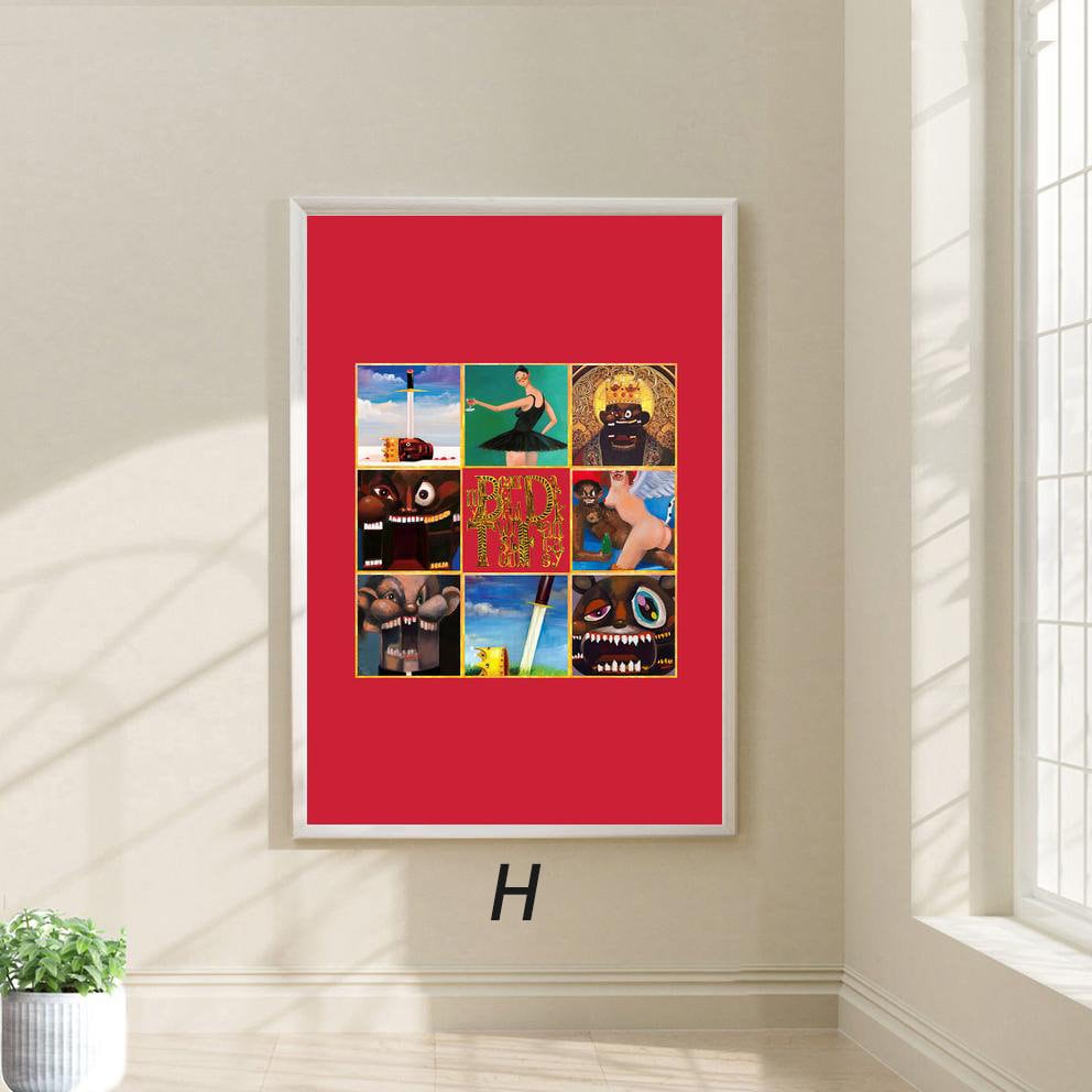 My Beautiful Dark Twisted Fantasy Poster Film Canvas Print Wall Art ...