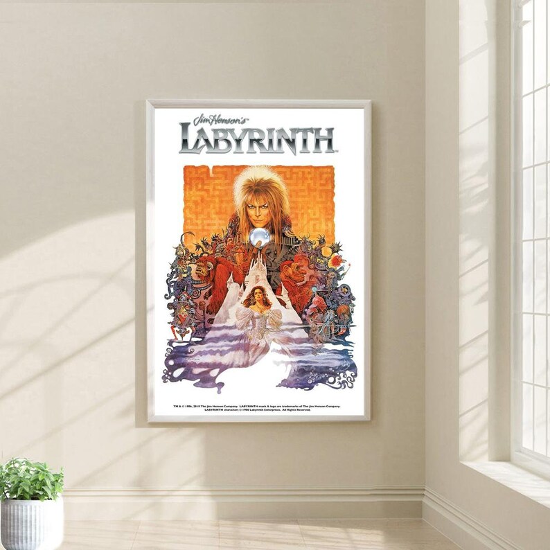 Labyrinth Movie Poster Film Canvas Print Wall Art Canvas for Living ...