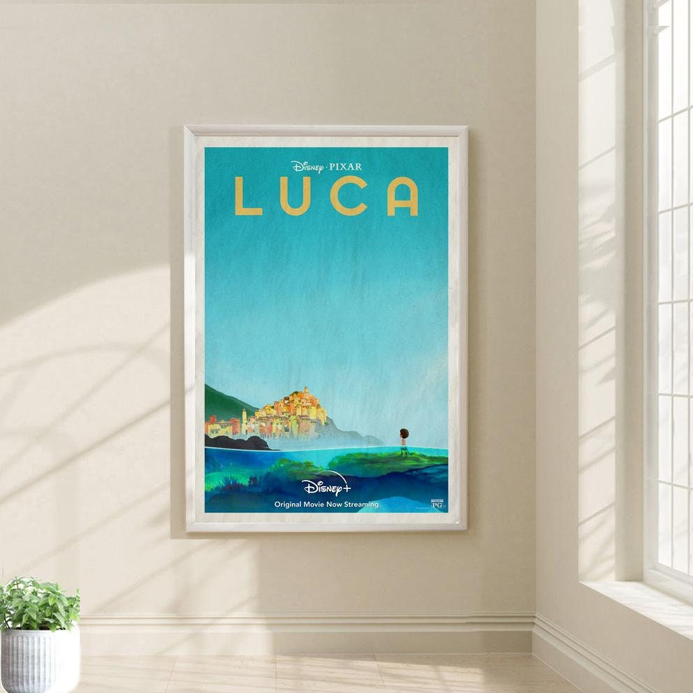 Luca Movie Poster Film Canvas Print Wall Art Canvas for Living Room ...