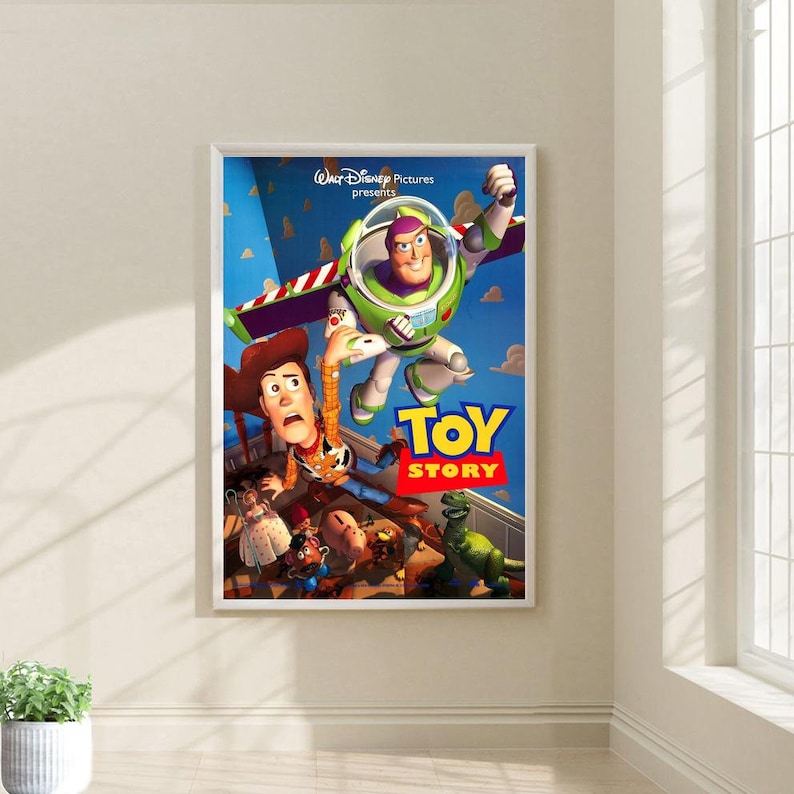 Toy Story Movie Poster Film Canvas Print Wall Art Canvas for - Etsy