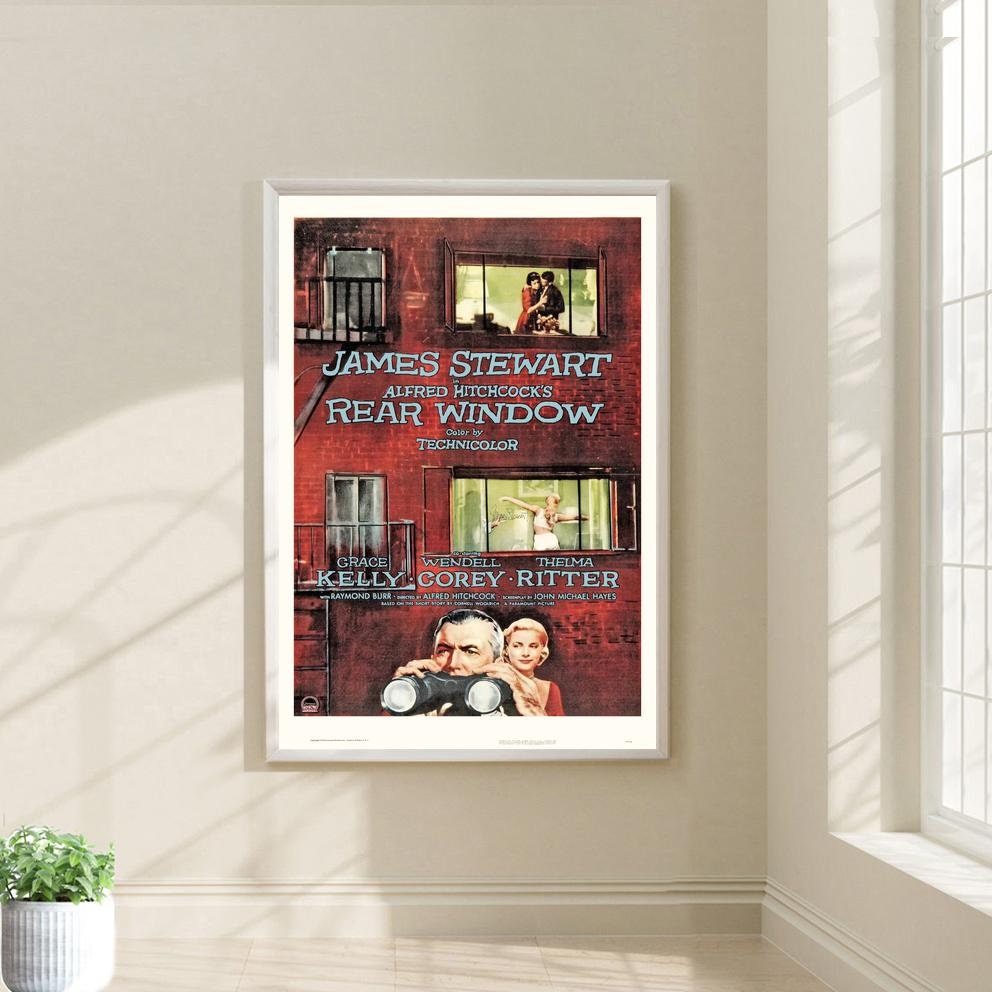 Rear Window Movie Poster Film Canvas Print Wall Art Canvas for Living ...