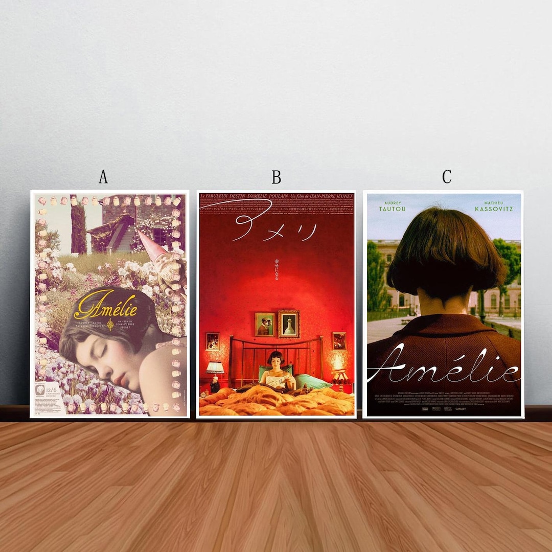 Amelie Movie Poster Film Canvas Print Wall Art Canvas for Living Room ...