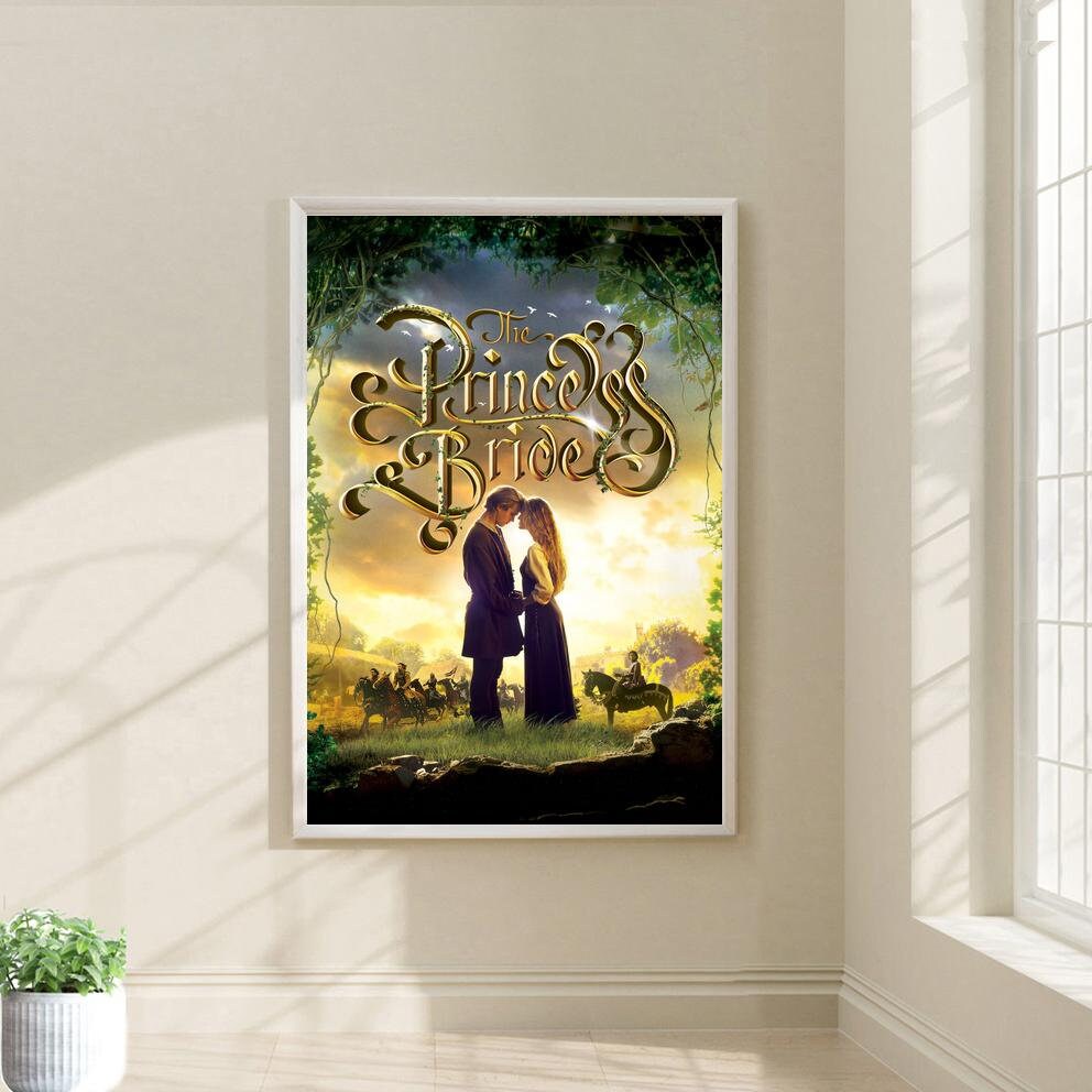 The Princess Bride Classic Movie Poster Canvas Print Wall Art Canvas ...