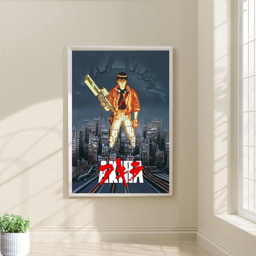 Akira Anime Movie Poster Canvas Print Wall Art Canvas for Living Room ...
