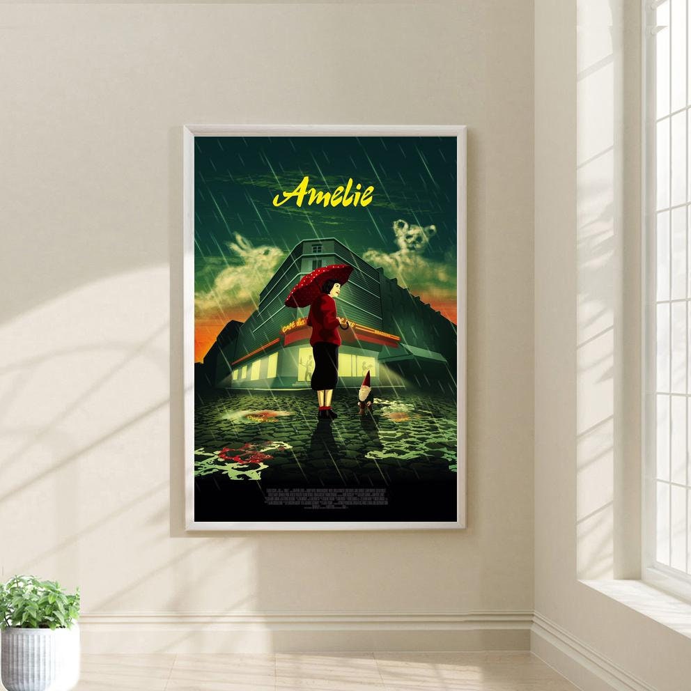 Amelie Movie Poster Film Canvas Print Wall Art Canvas for - Etsy