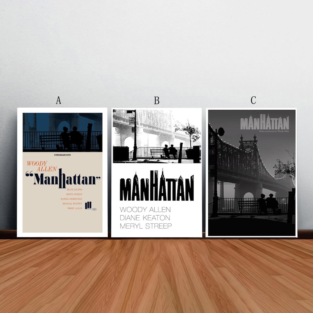 Manhattan Movie Poster Film Canvas Print Wall Art Canvas for Living ...
