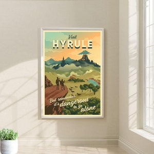 The Legend of Zelda Game Poster Canvas Print Wall Art Canvas for Living ...