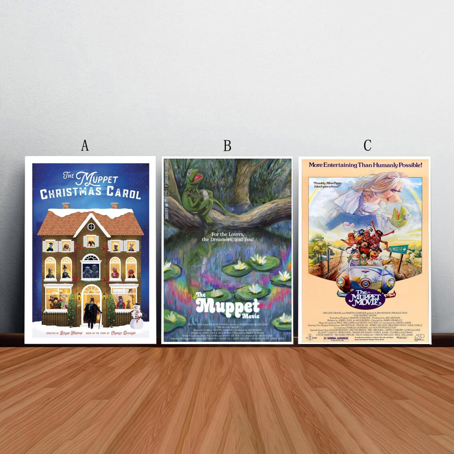 The Muppet Movie Poster Film Canvas Print Wall Art Canvas for Living ...