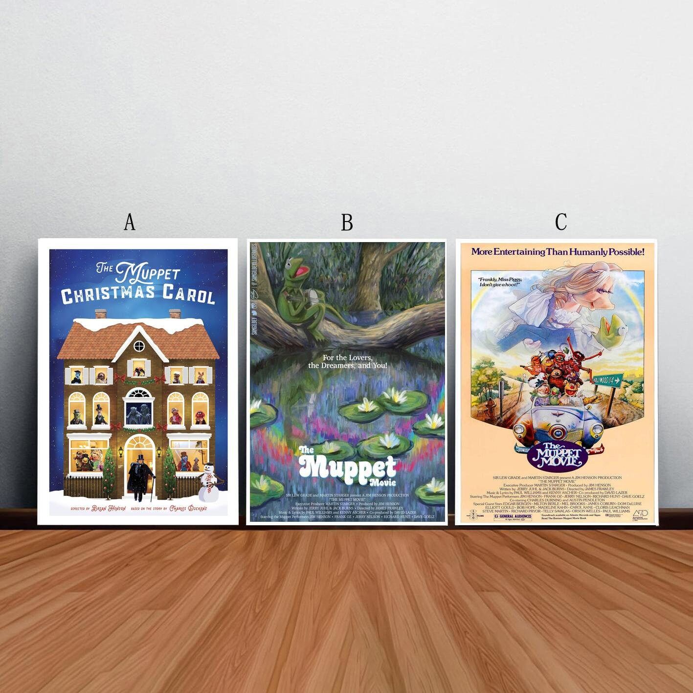 The Muppet Movie Poster Film Canvas Print Wall Art Canvas for Living ...