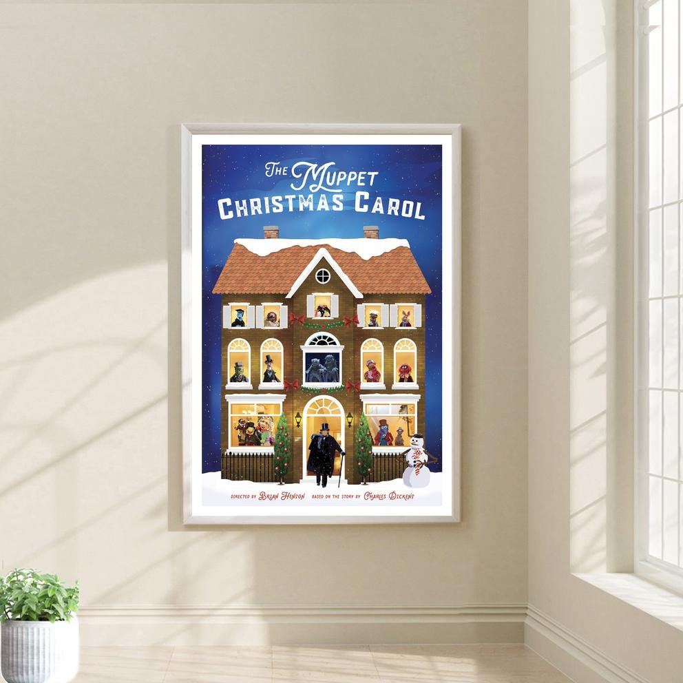 The Muppet Movie Poster Film Canvas Print Wall Art Canvas for Living ...