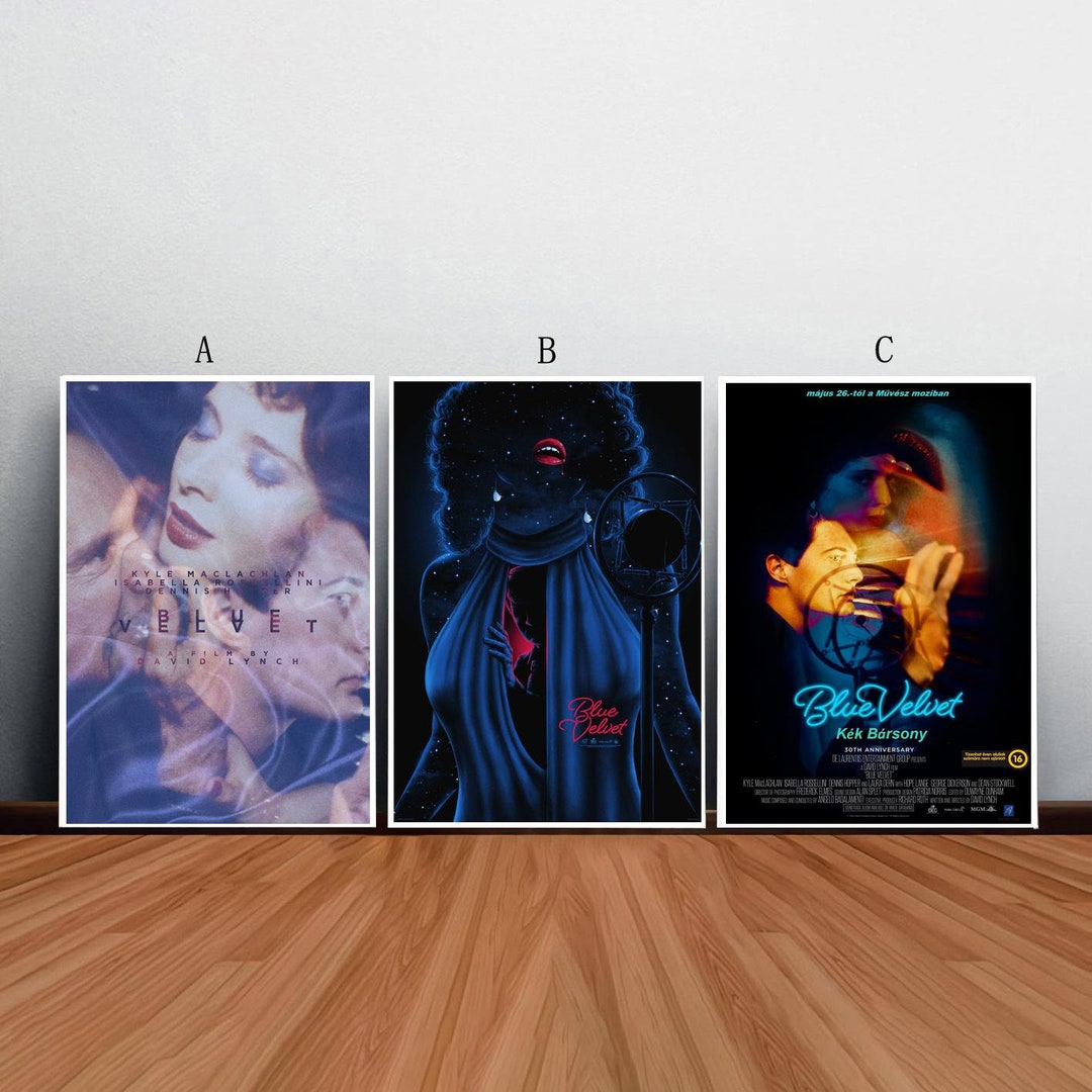 Blue Velvet Movie Poster Film Canvas Print Wall Art Canvas for Living ...