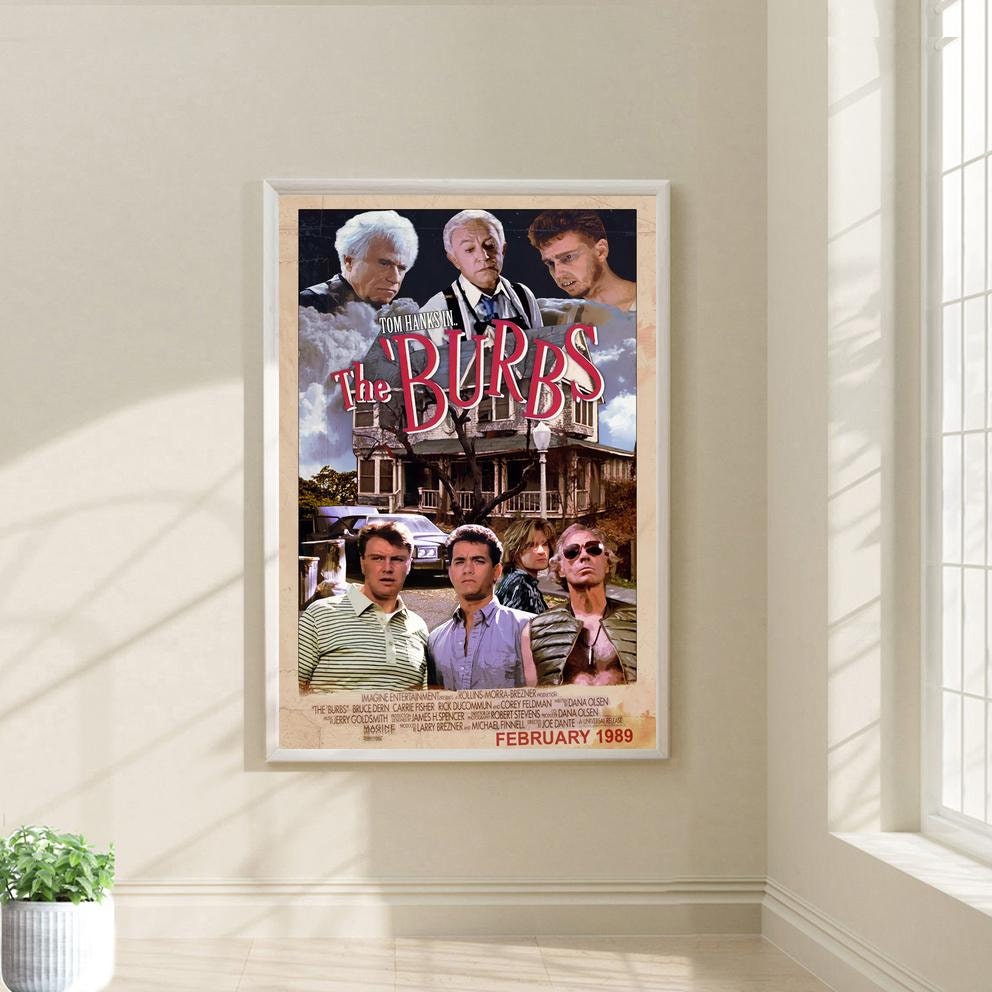 The Burbs Movie Poster Film Canvas Print Wall Art Canvas for Living ...
