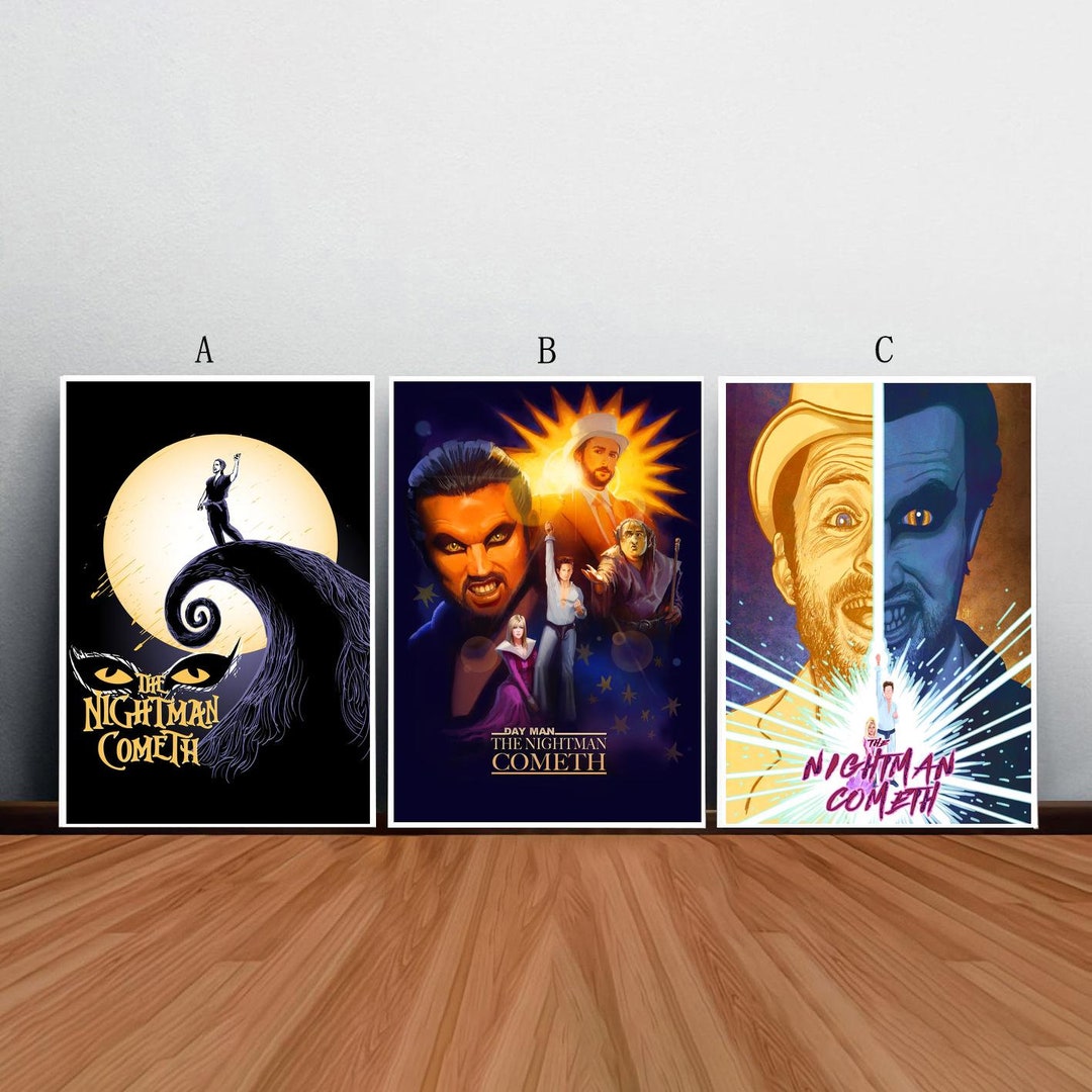 The Nightman Cometh Movie Poster Film Canvas Print Wall Art Canvas for ...