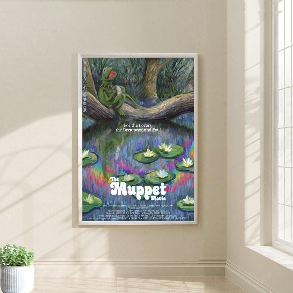 The Muppet Movie Poster Film Canvas Print Wall Art Canvas for Living ...