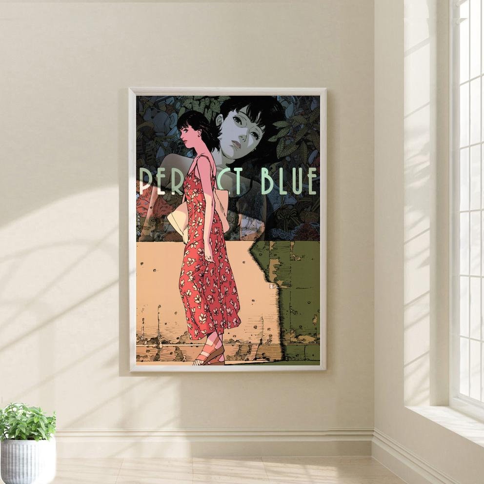 Perfect Blue Movie Poster Film Canvas Print Wall Art Canvas for Living ...
