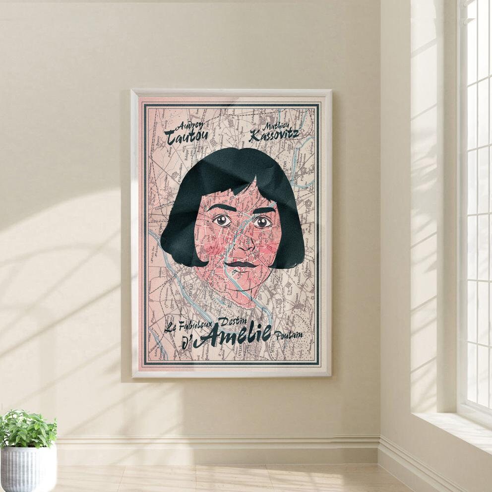 Amelie Movie Poster Film Canvas Print Wall Art Canvas for - Etsy