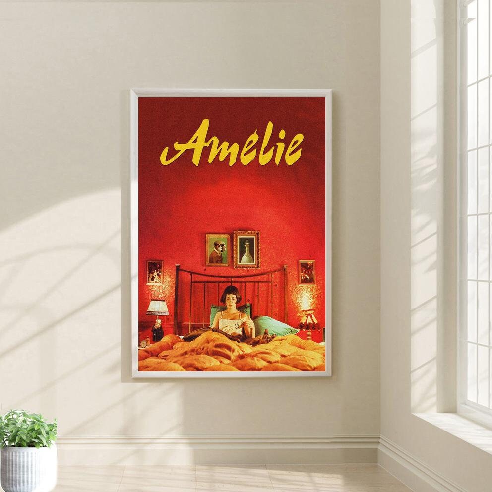 Amelie Movie Poster Film Canvas Print Wall Art Canvas for - Etsy