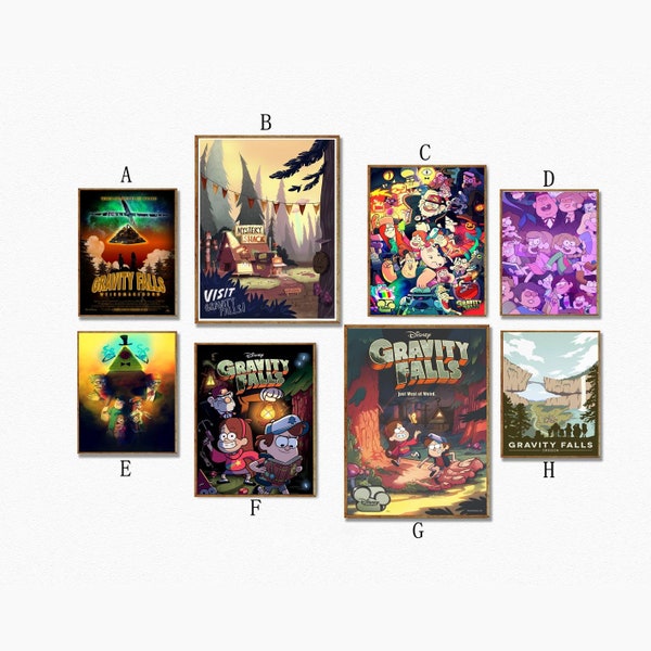 Gravity Falls Poster - Etsy