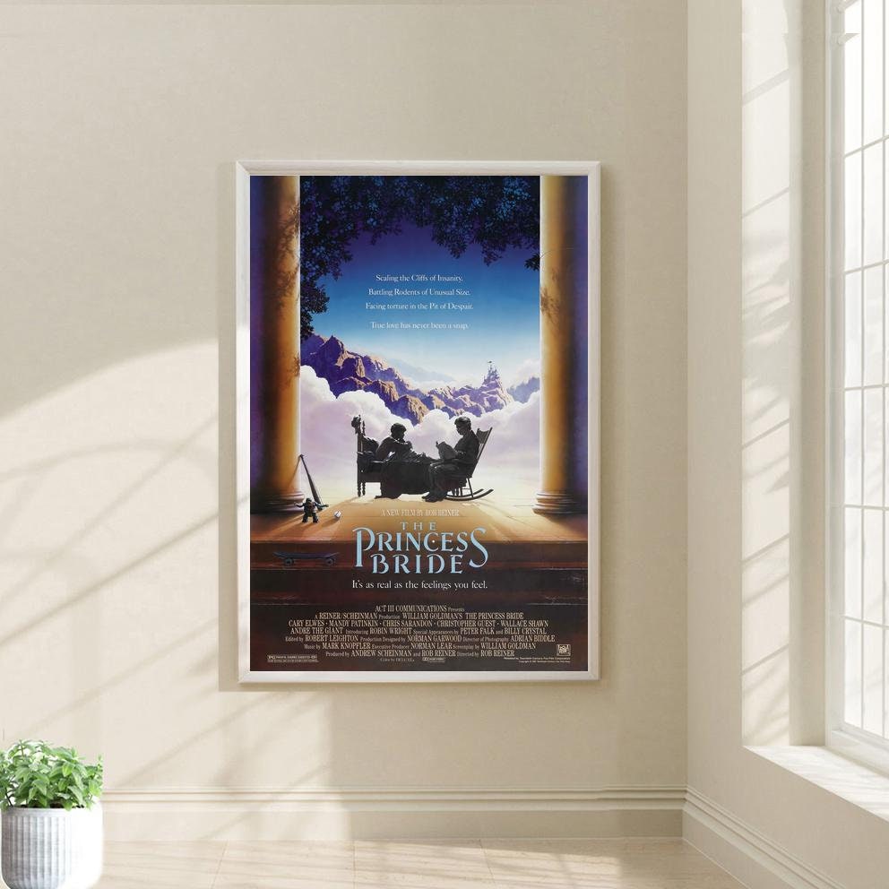 The Princess Bride Classic Movie Poster Canvas Print Wall Art Canvas ...