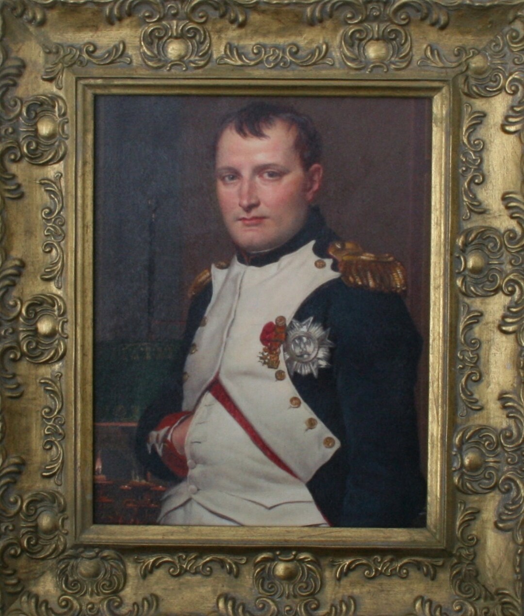 Napoleon Bonaparte Framed Picture French Military Reproduction Picture ...