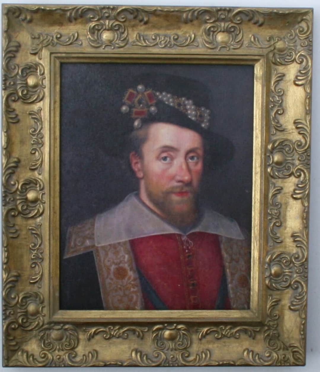 King James I of England Framed Picture, Oleograph, King of Scotland as ...
