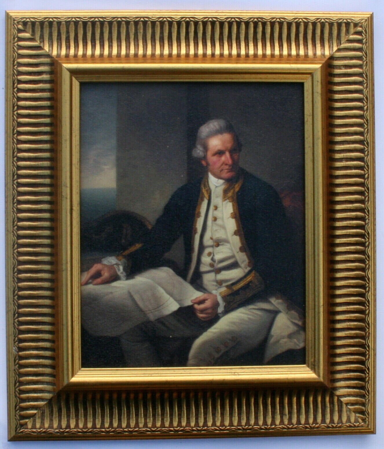 Captain James Cook Framed Picture Whitby Oleograph - Etsy
