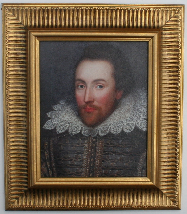 William Shakespeare Framed Picture English Playwright - Etsy