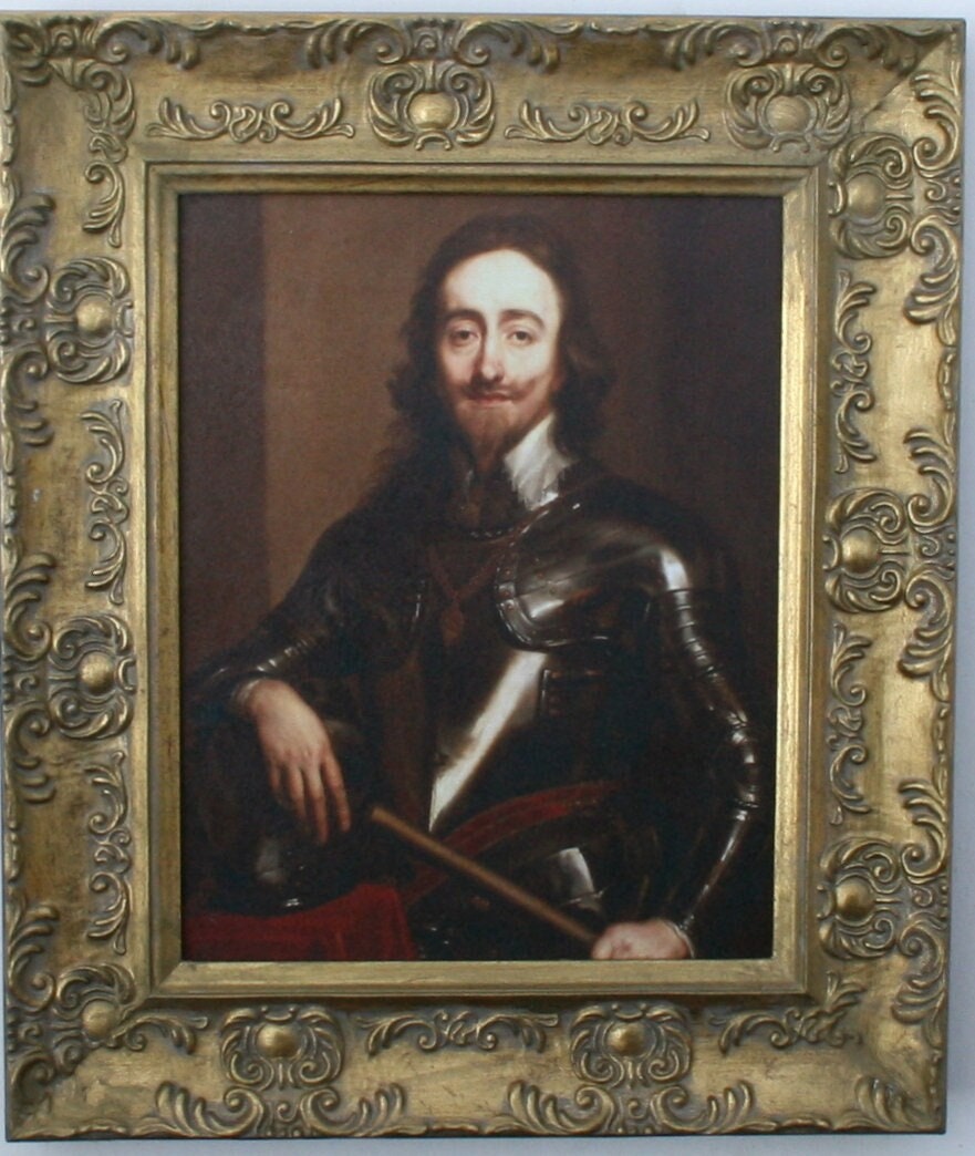 King Charles I of England Framed Picture Oleograph - Etsy UK
