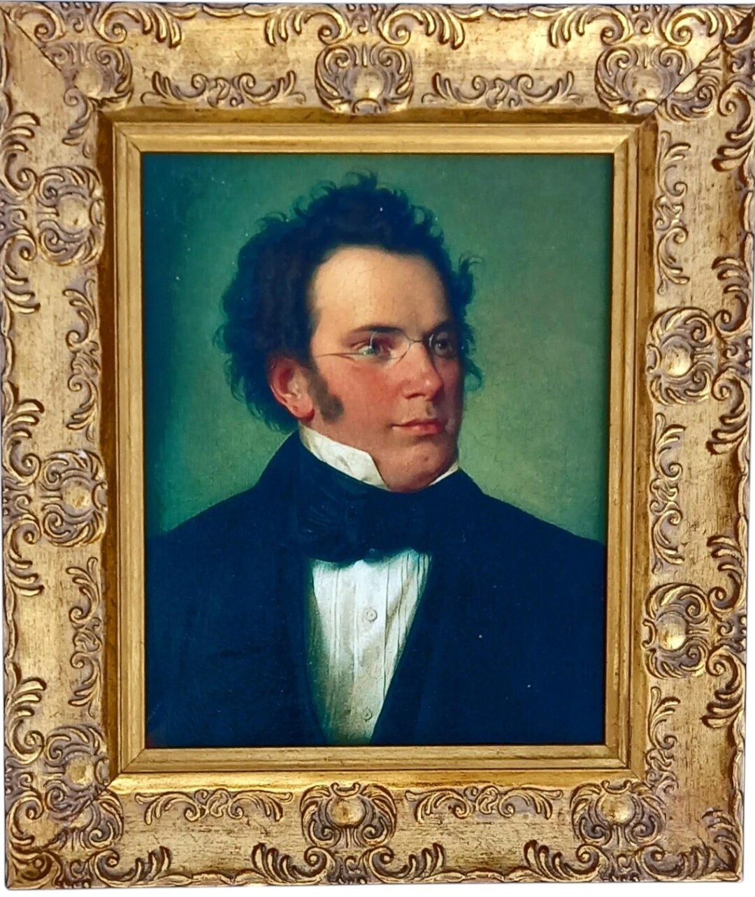 Franz Peter Schubert Framed Picture, Oleograph, Austrian Composer of ...