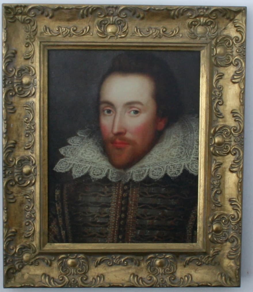 William Shakespeare Framed Picture, English Playwright , Oleograph - Etsy