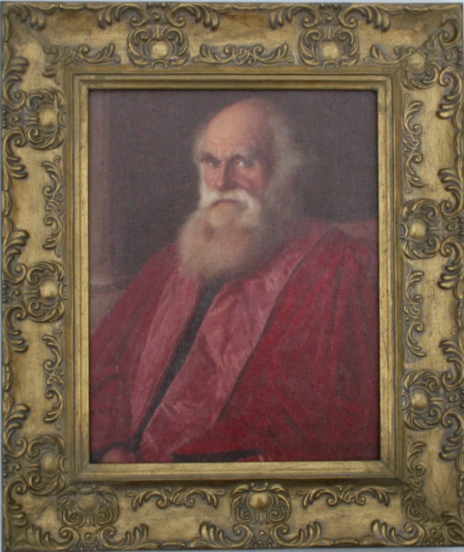 Charles Darwin Framed Picture, Oleograph, Reproduction Antique - Etsy