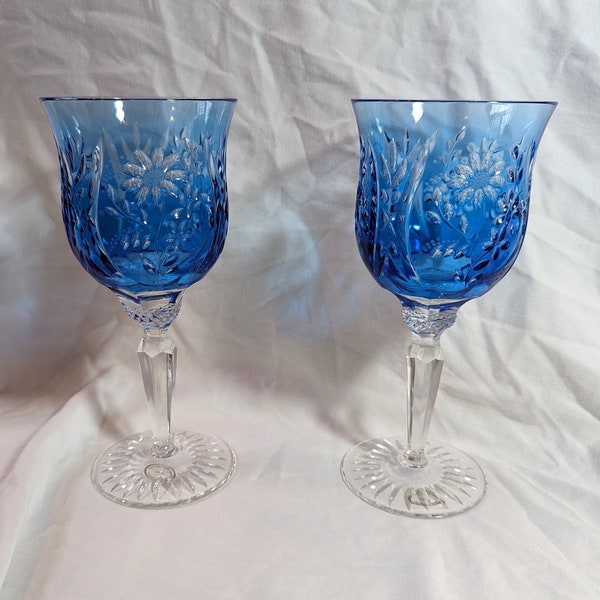 Crystal Goblets - Etsy